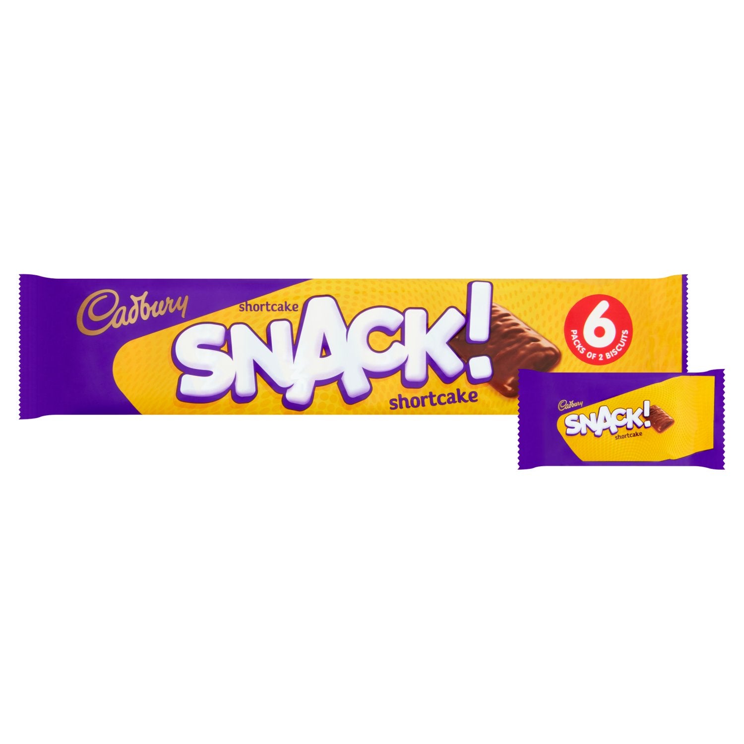 Cadbury - Yellow Snack Shortbread 6 pack – The Paddy Box